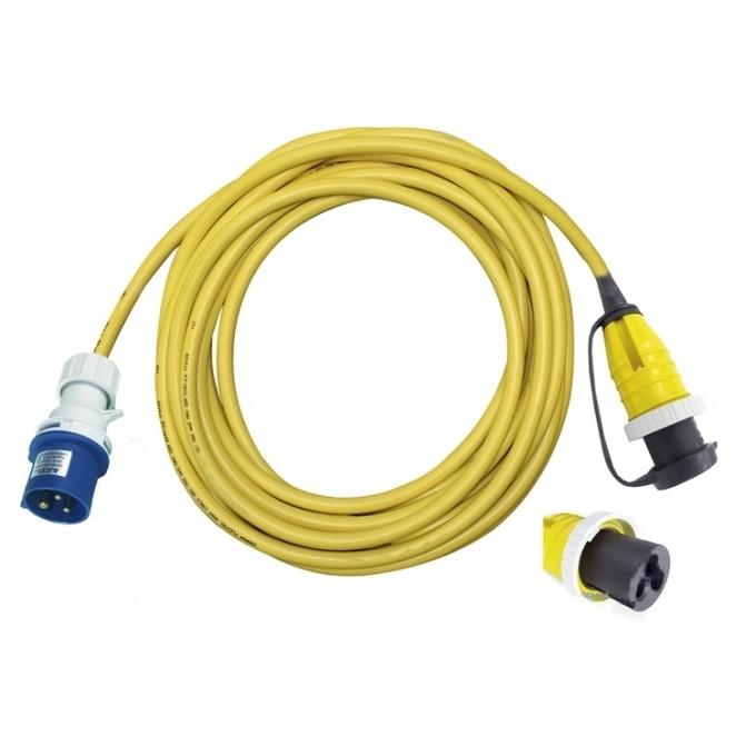 Terminal Macho CEE17 16 Amperios con Cable Electrico de 5, 15 o 25 m ...