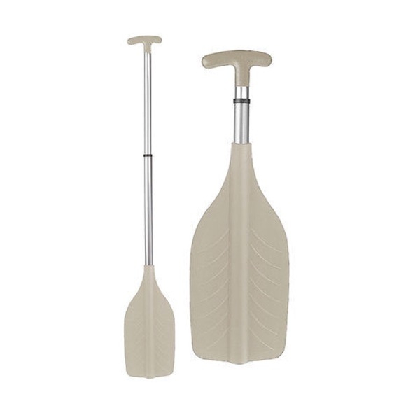 Remo telescopico de aluminio anodizado y polipropileno con empuñadura
